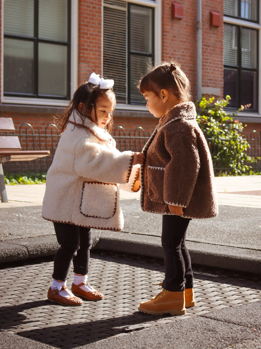 La Olivia Kids Paddy Winter Jacket in Brown– Willow & Wolf Marlborough