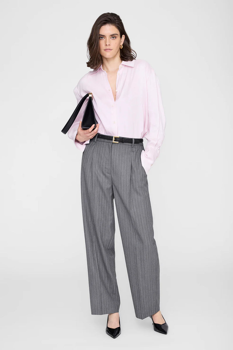 Anine Bing Bridget Shirt in Powder Pink– Willow & Wolf Marlborough