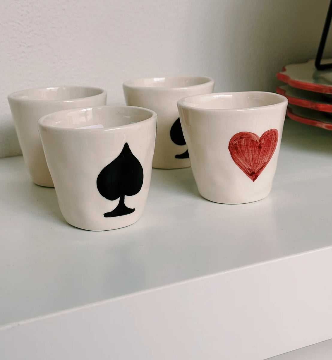 Anna + Nina Ace Of Spade Espresso Cup– Willow & Wolf Marlborough