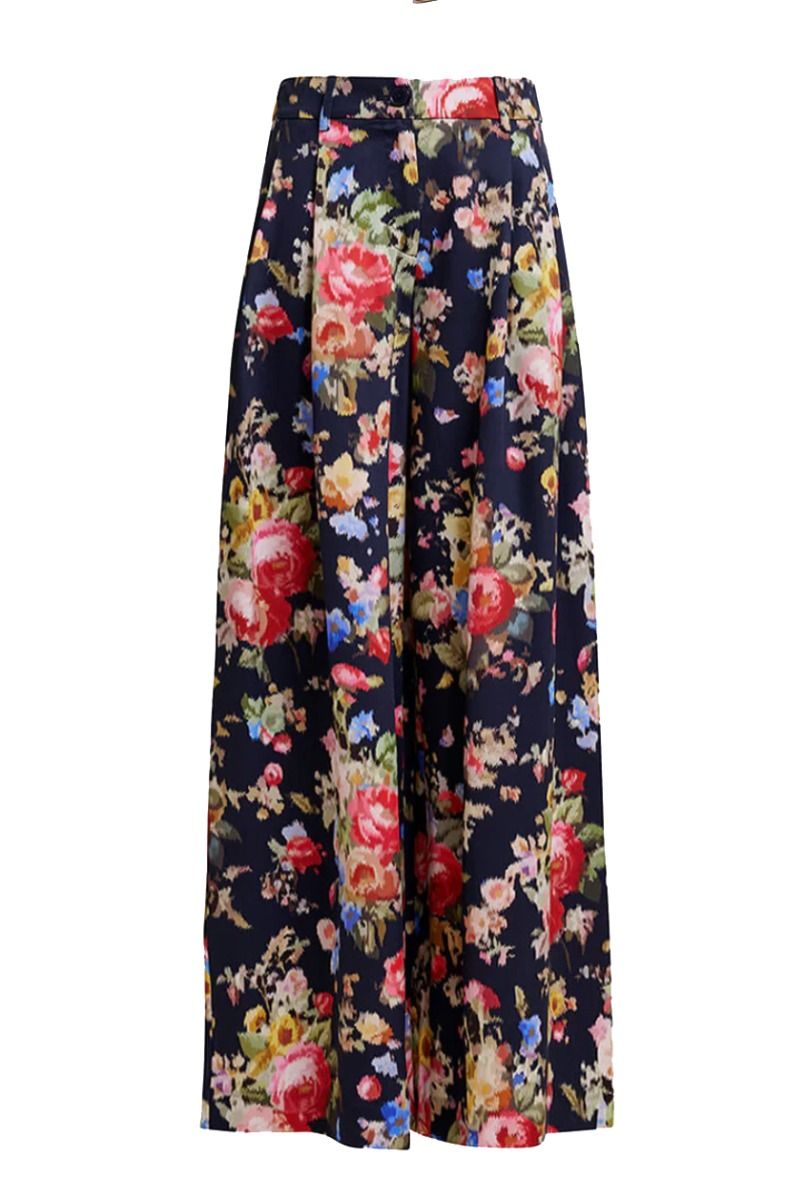 Essentiel Antwerp Jazzy Wide Leg Pants in Dark Night– Willow & Wolf ...