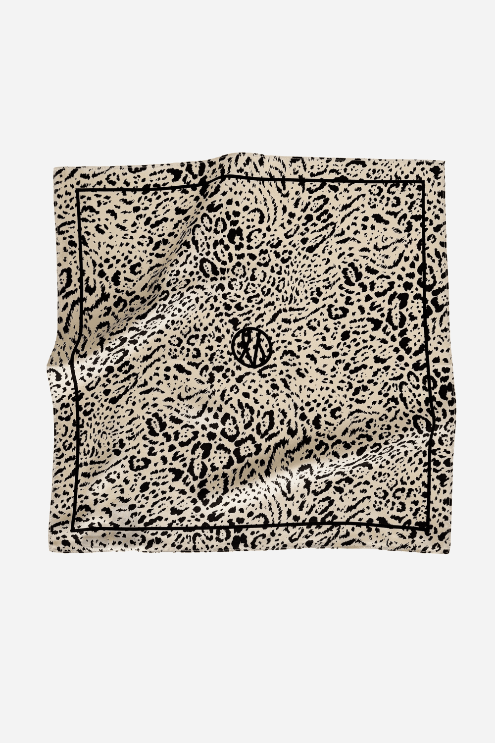Le Scarf Leo Silk Scarf in Sand and Black– Willow & Wolf Marlborough