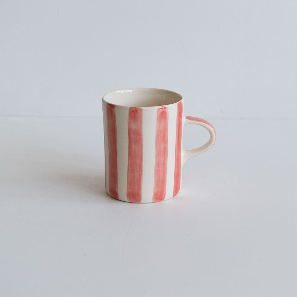 Musango Demi Mug Candy Stripe Rose– Willow & Wolf Marlborough