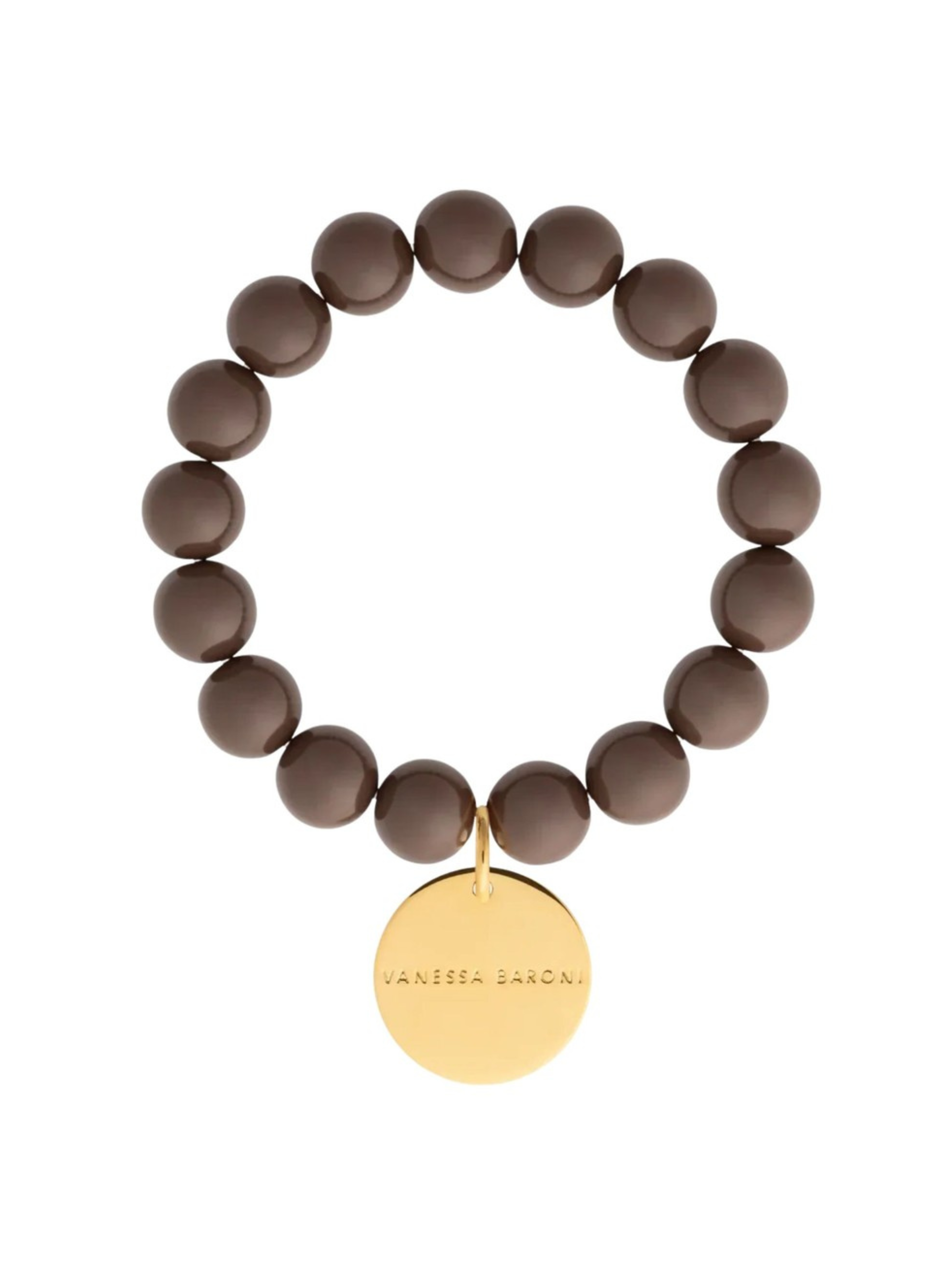 Vanessa Baroni Mini Beads Flex Bracelet in Chocolate– Willow & Wolf ...