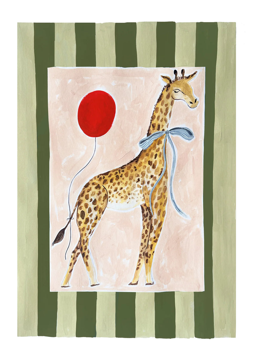 Yaya Studios Giraffe Framed Print– Willow & Wolf Marlborough